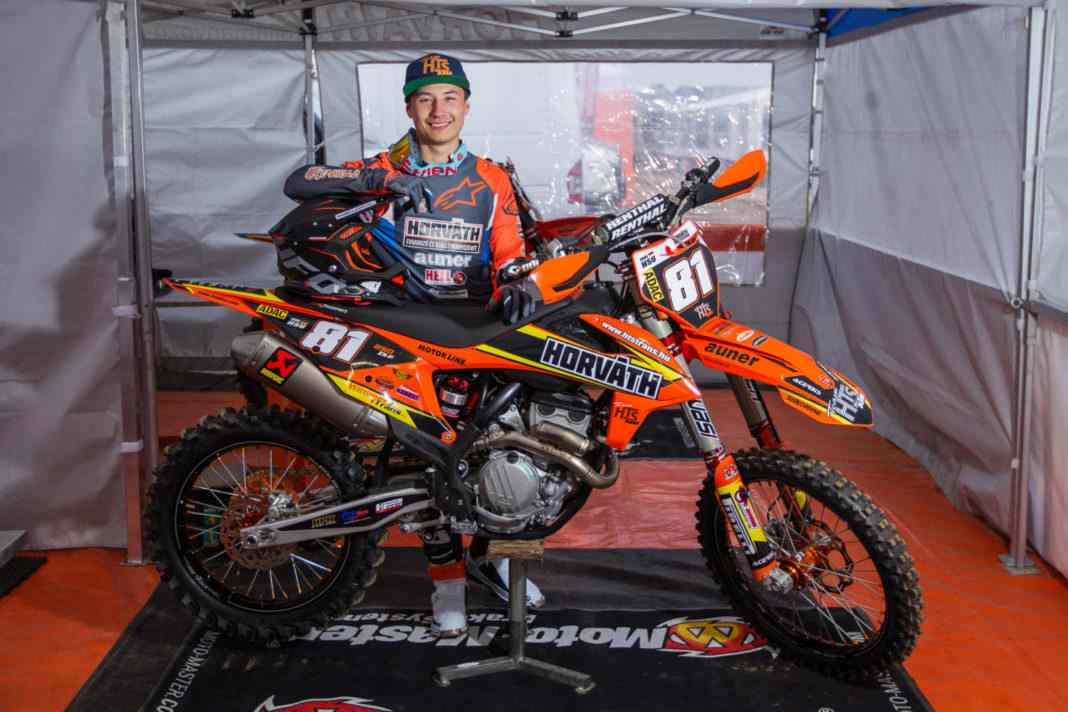 Brian Hsu, con KTM en el ADAC Motocross