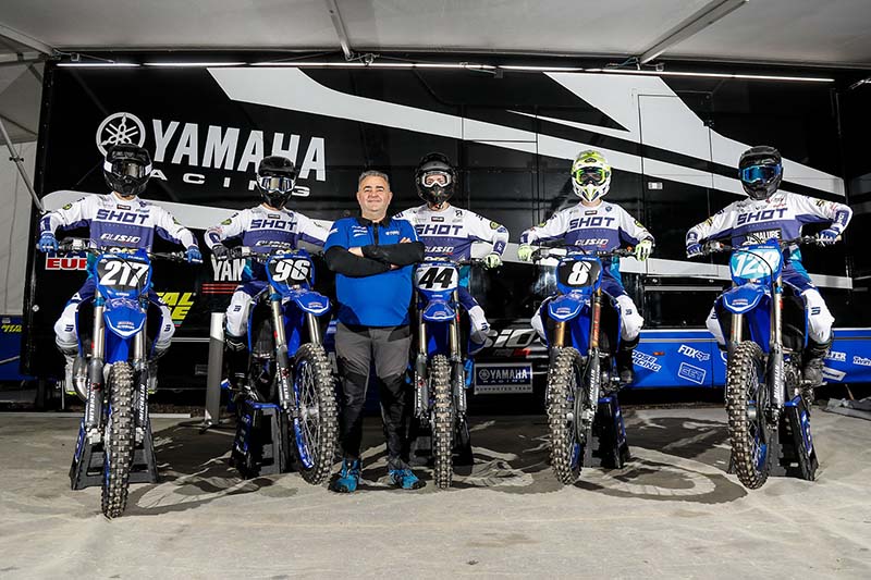 Buen arranque para los pilotos Yamaha Ausió en Montearagón - MX1Onboard.com