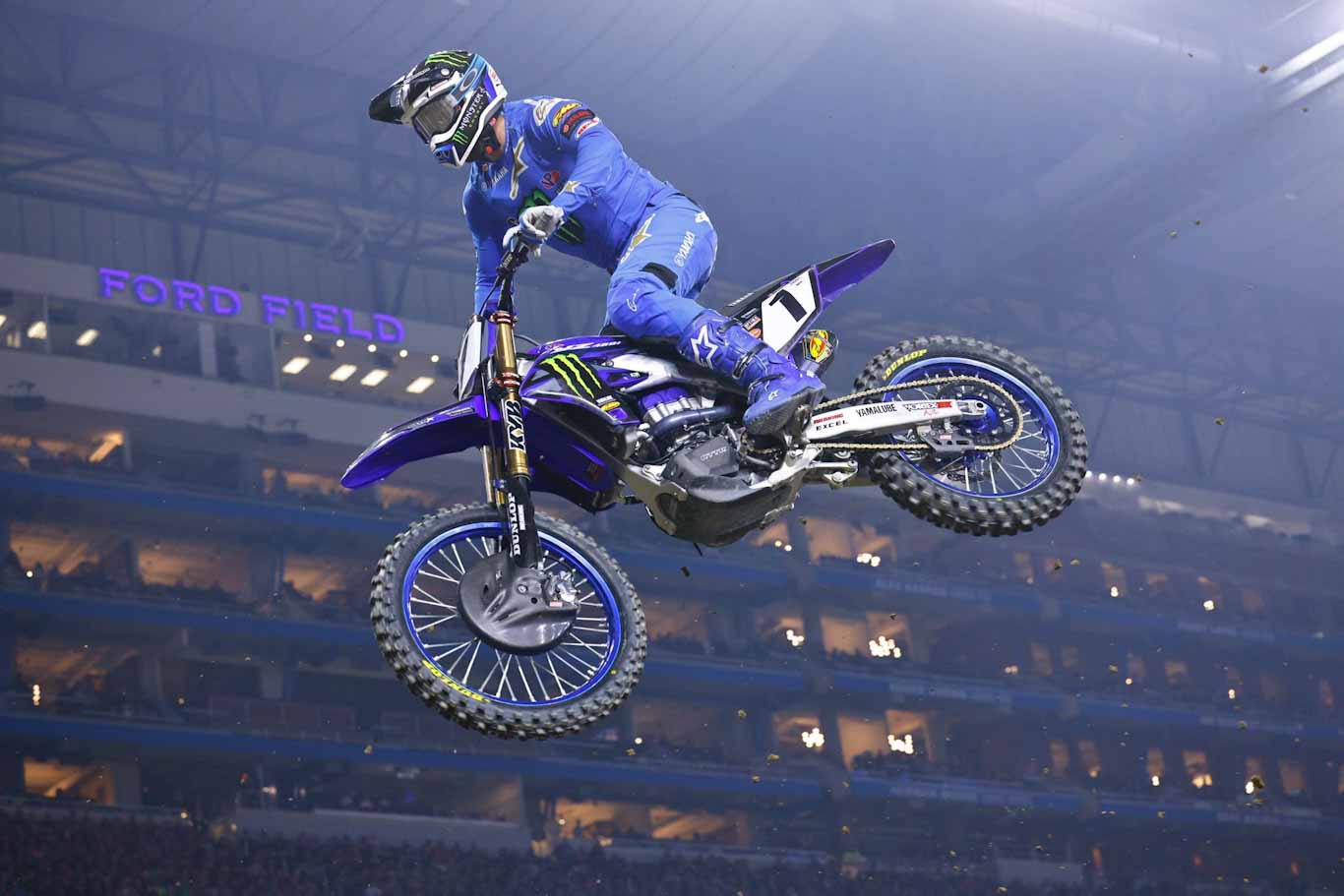 Eli Tomac on his return to the podium in Detroit - MX1Onboard.com