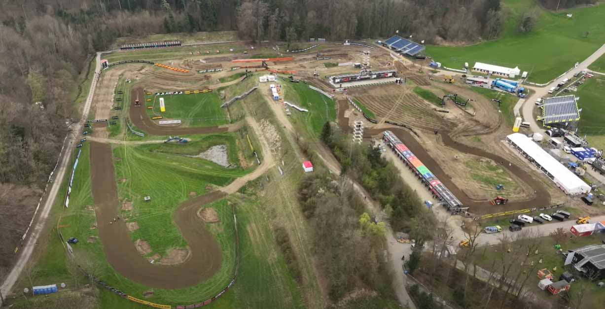 MXGP of Switzerland: Sneak peak to the new brand track ft. Paul Malin ...