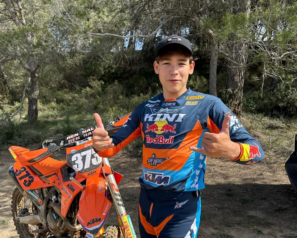 Edgar Canet vuelve a entrenar sobre la moto -declaraciones- MX1Onboard.com