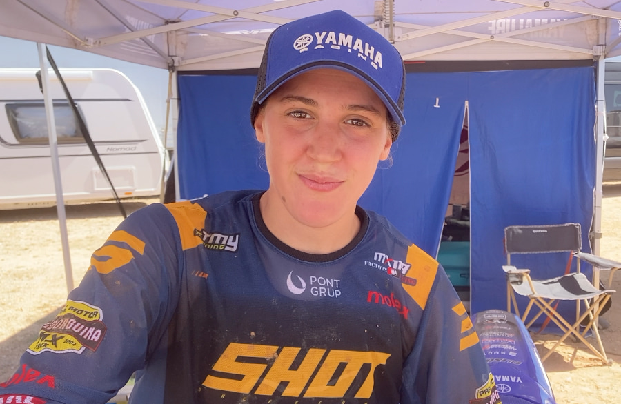 Buena actuación de Jana Sánchez en la segunda manga del WMX de España ...