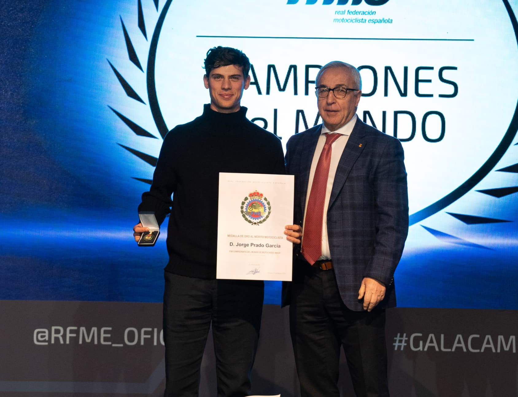 Jorge Prado, protagonista en la Gala de Campeones de la RFME ...