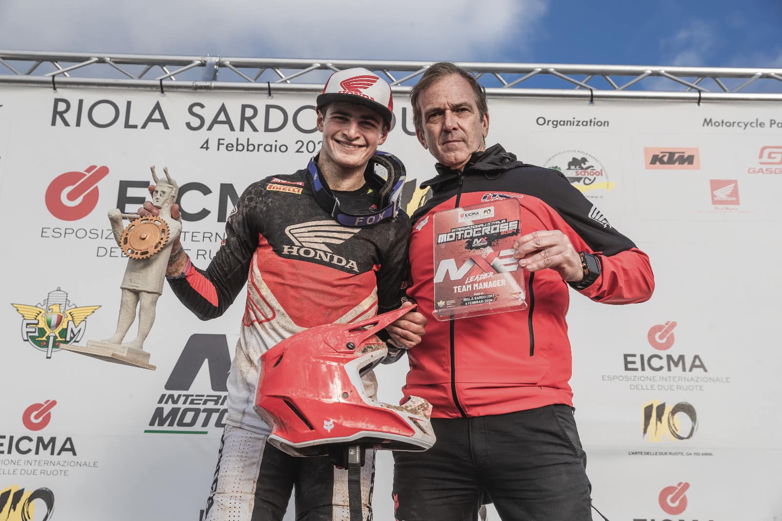 Ferruccio Zanchi on his first win with Honda HRC - MX1Onboard.com