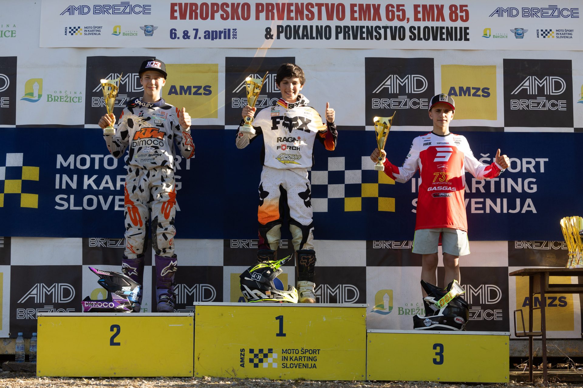 EMX85 & EMX65 Southwest Zone Round 1 - Brezice - MX1Onboard.com