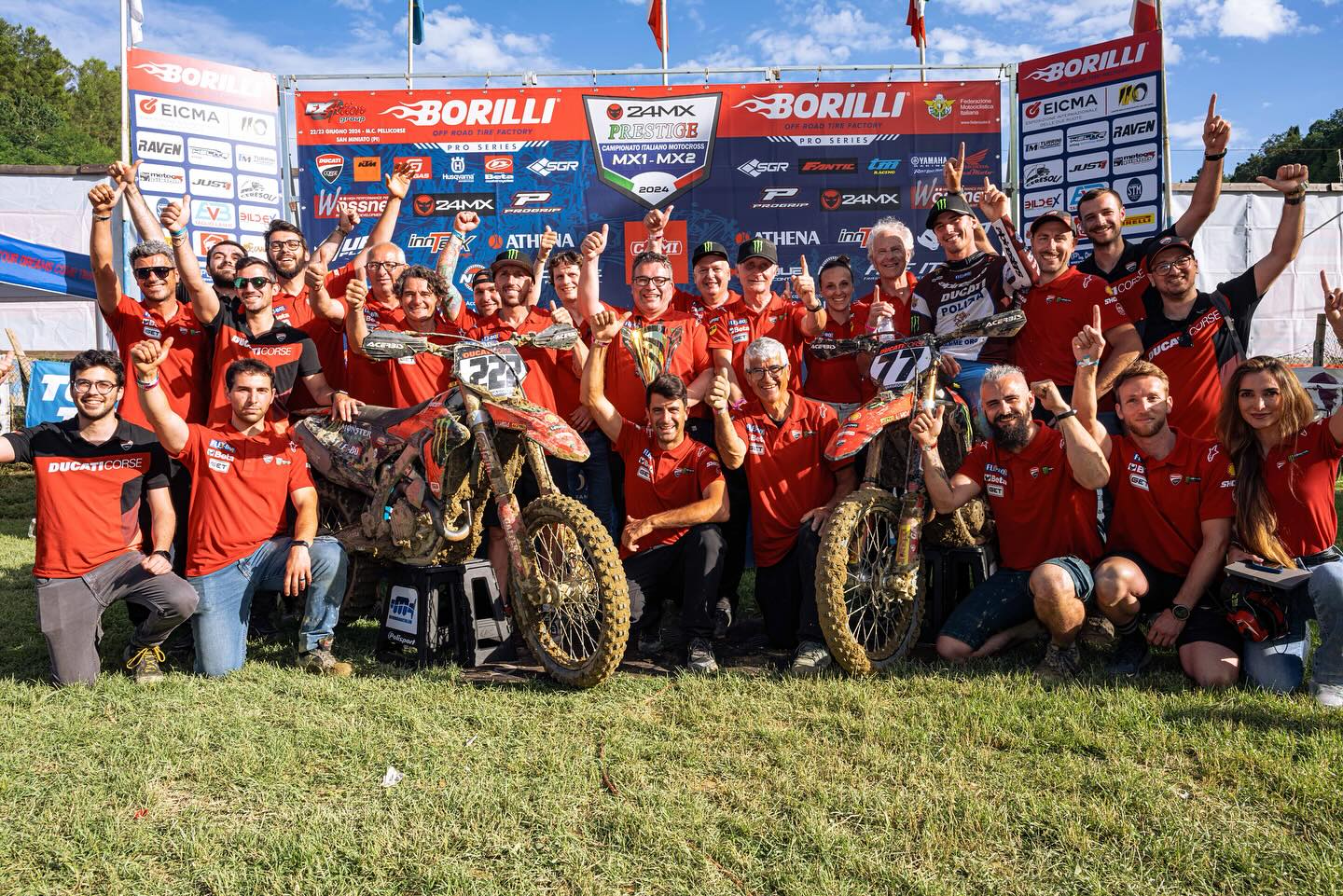 Ducati went 1-2 at Ponte A Egola - Round 4 of the Italian Prestige ...