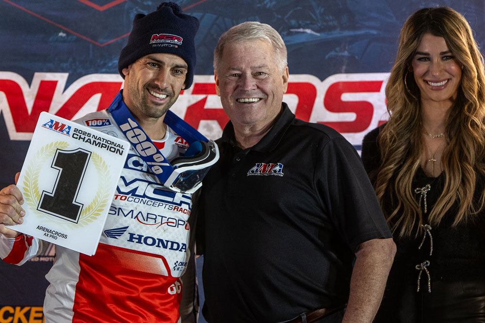 Vince Friese 2025 AMA Arenacross Champion - MX1Onboard.com