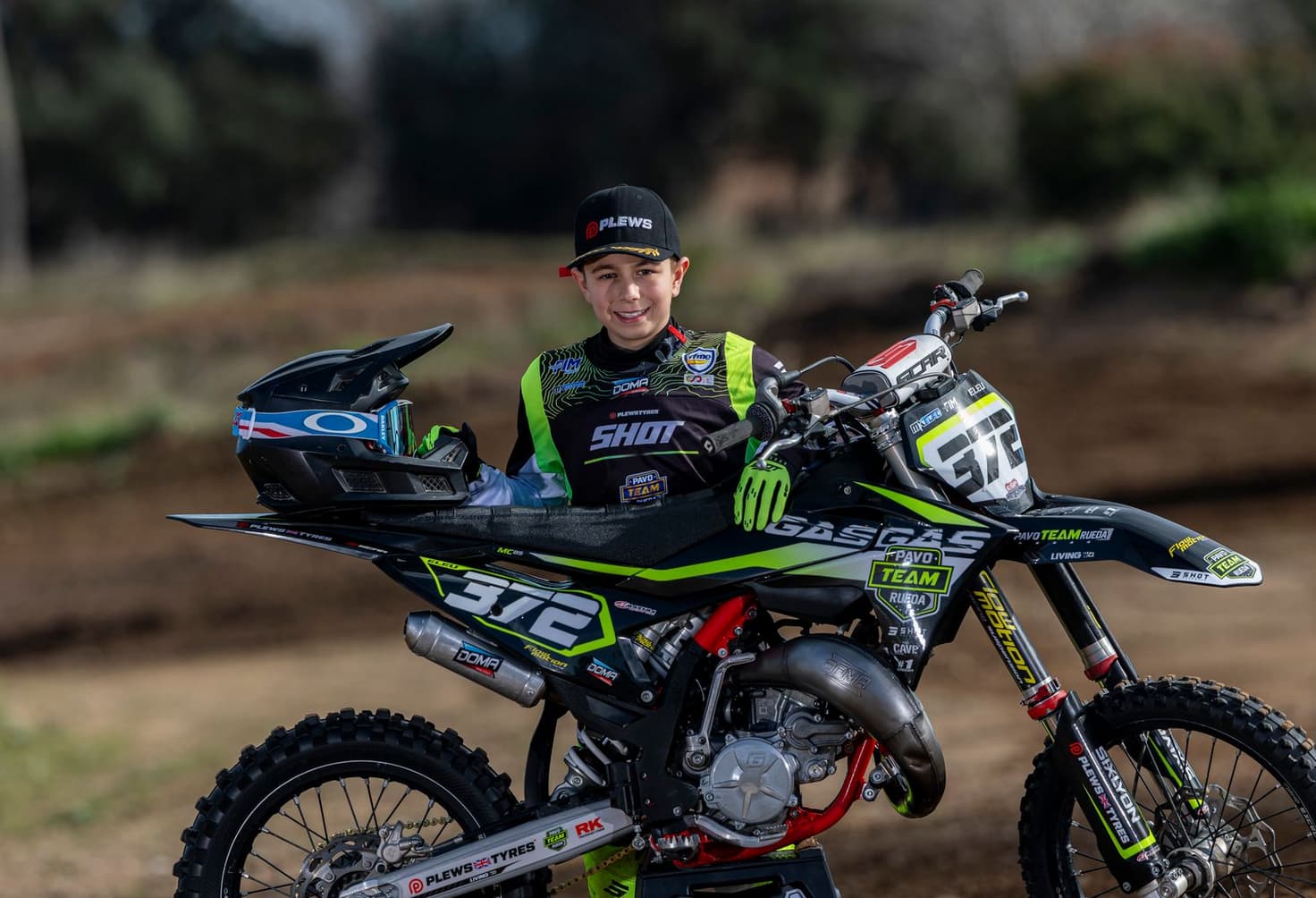 Eleu Jose, pasión por el motocross con Prado como referente